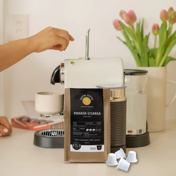 Tripod Rwanda Gisanga Single Origin Coffee Pods 20/Bag – My Coffee Capsule